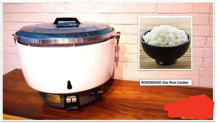 ROSEWOOD GAS TYPE RICE COOKER (50CUPS )CAPACITY HEAVY DUTY | Lazada PH