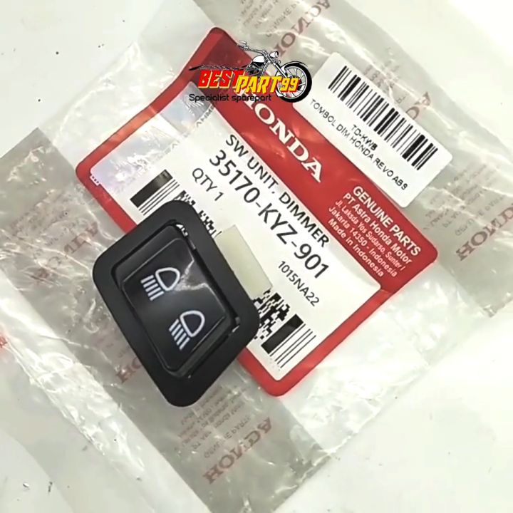 Tombol lampu dim honda KWB untuk motor BEAT, REVO, BLADE, SUPRAX. AHM ...