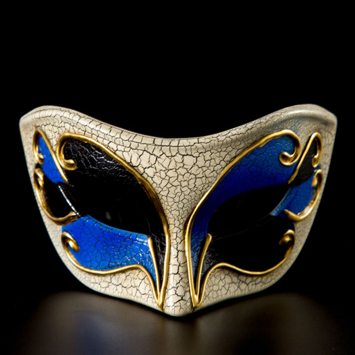 Men's Masquerade Mask Vintage Venetian Checkered Musical Party Mardi ...