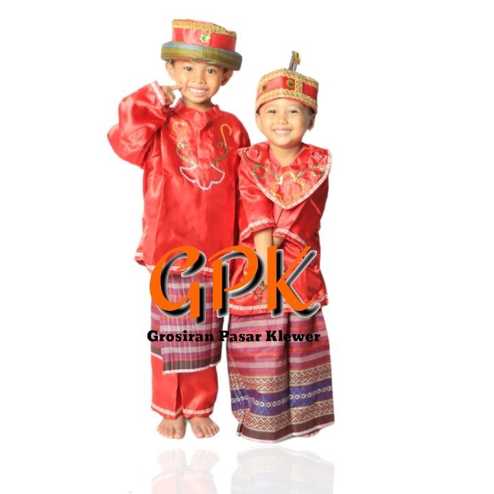 Baju Adat Padang Anak Baju Tradisional Sumatera Barat Anak Baju ...
