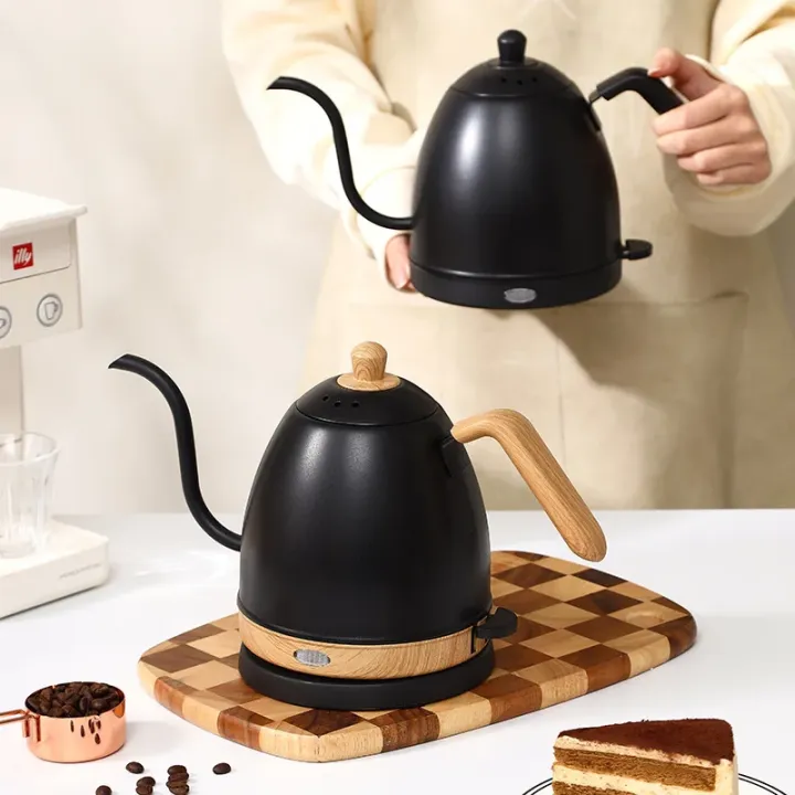 Food Grade Stainless Steel Coffee Brewing Kettle Long Neck Electric ...
