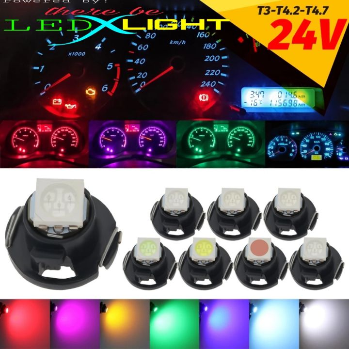 T3 T4.2 T4.7 24Volts heavy duty ledlight for trucks and car dashboard ...
