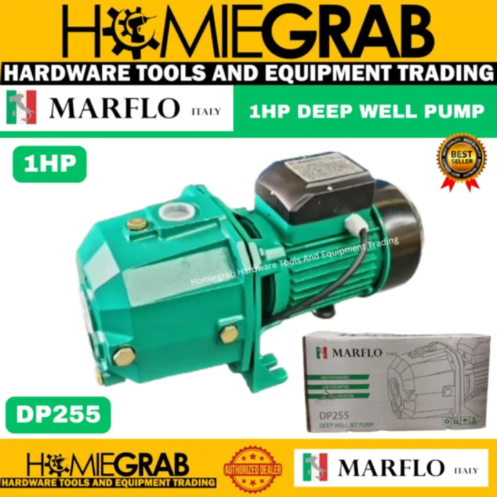 MARFLO ITALY 1HP DEEP WELL PUMP‼️DP255‼️ MAILTANK 1HP DEEP WELL PUMP ...