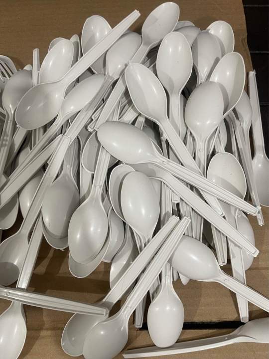 Half kilo DISPOSABLE SPOON (Approx. 100-103pcs) | Lazada PH