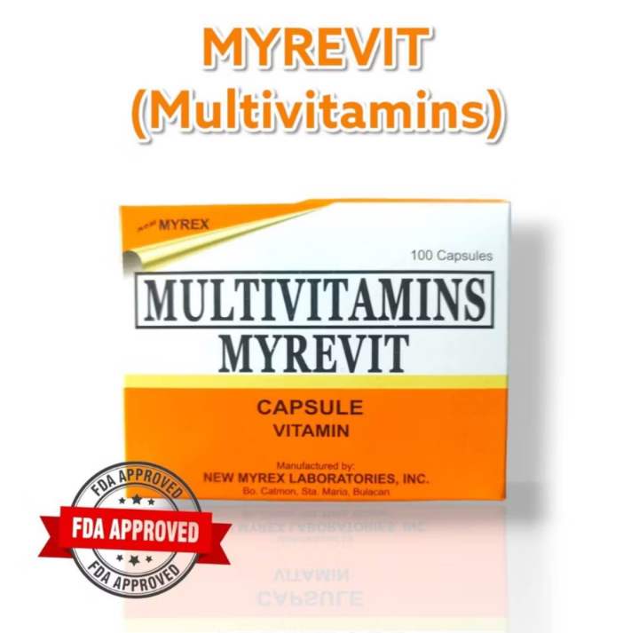 MULTIVITAMINS MYREVIT 100 capsules | Lazada PH