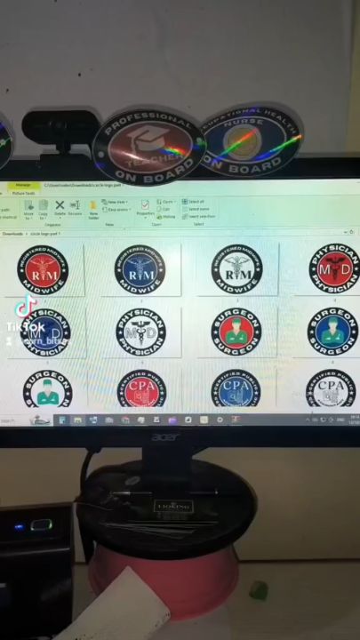 PWD, DIALYSIS PATIENT Tumbler Sticker, Waterproof and Sun Proof, 2.5x2 ...