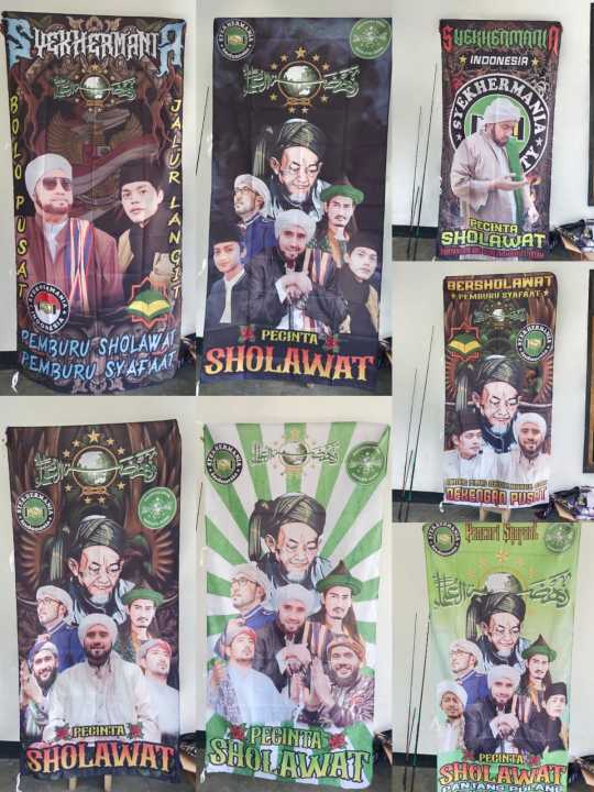 Bendera Sholawatan, Bendera majelis Sholawat murah | Lazada Indonesia
