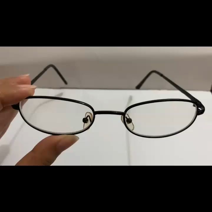 Kacamata Minus Kacamata Rabun Jauh Pria dan Wanita Frame Besi Ukuran ...