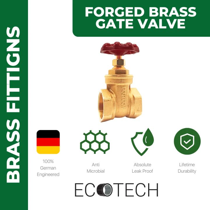 ECOTECH FORGED BRASS GATE VALVE | Lazada PH