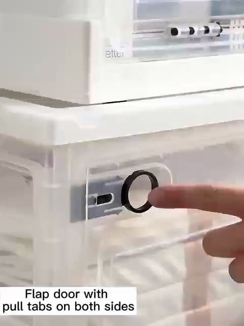 120L Large Capacity Multipurpose Stackable Organizers Foldable Storage ...