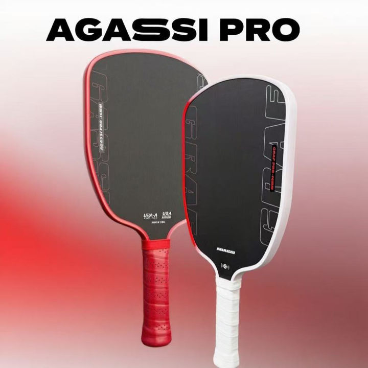 Agassi Pro IV 16mm Pickleball Paddle GEN 4 TFP Foam Core T700 Carbon ...