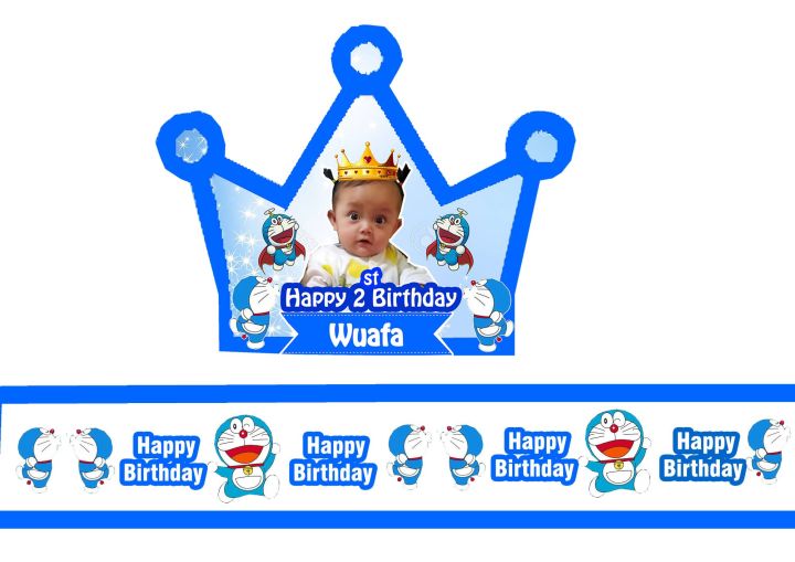 Topi ultah desain mahkota isi 50 pcs FREE DESIGN FOTO | Lazada Indonesia