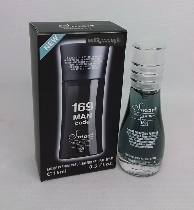SMART COLLECTION PERFUME NO. 169 FOR MEN 15 ML EDP | Lazada PH