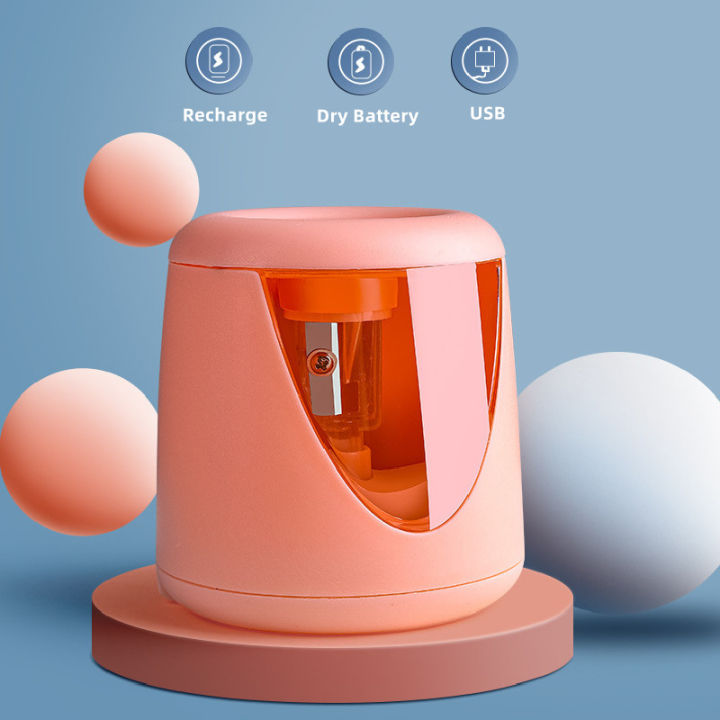 Electric Pencil Sharpener Automatic Rechargeable Stationery | Lazada PH