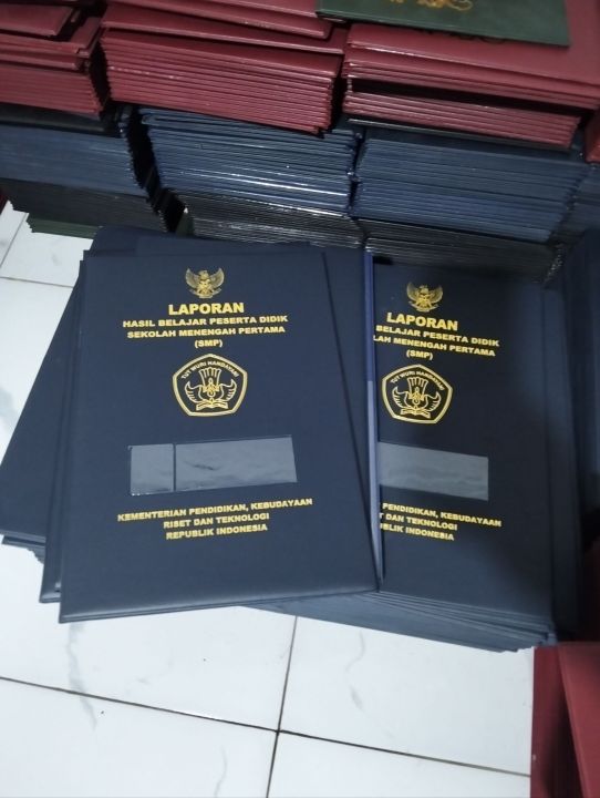 Sampul Raport Sekolah Menengah Pertama || Cover Raport SMP. Isi 10 ...
