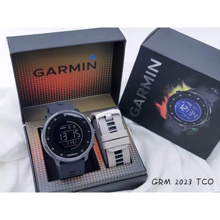 Jam Tangan Pria Garmin Running-2230- Digital Tali Rubber Free Tali ...