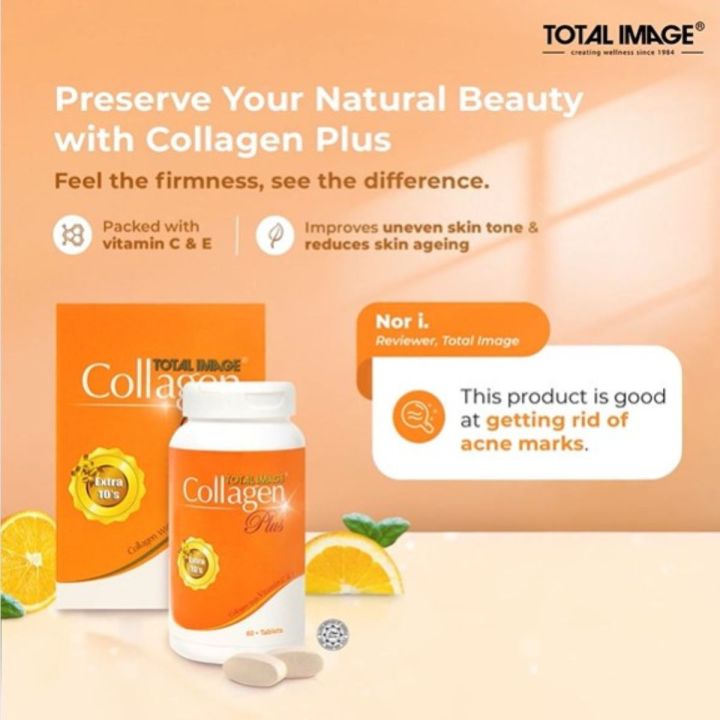 Total Image Collagen Plus 60s + 10s | Lazada
