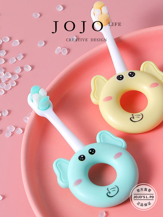 Soft Bristle Cartoon Elephant Toothbrush Single Pack for 1-3 Year Old ...