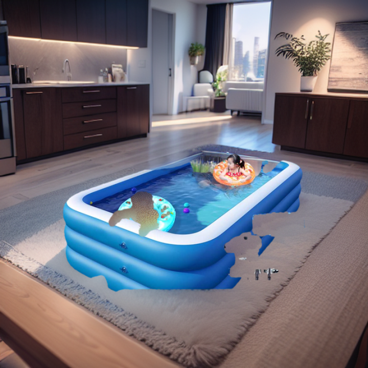 Swimming Pool Adults/Kids Inflatable Rectangular | Lazada PH