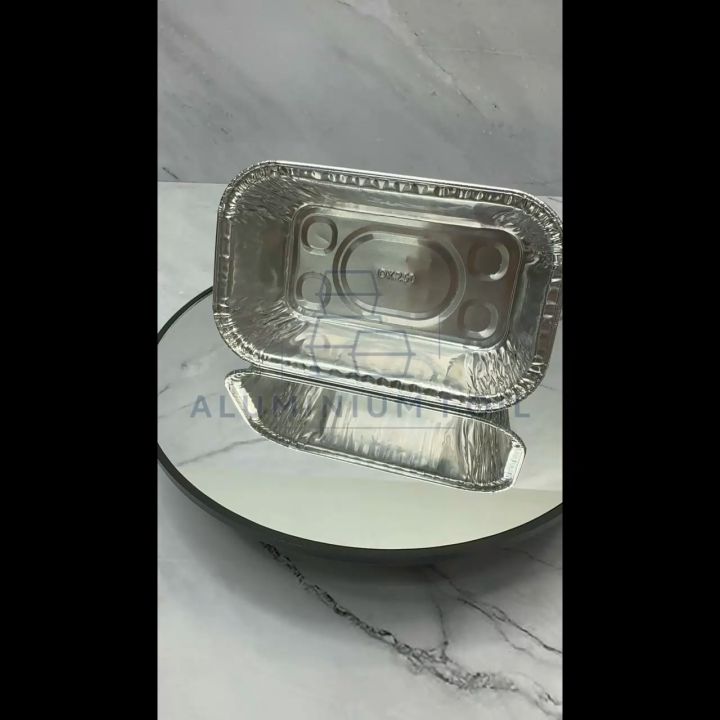 Aluminium Foil Cup Ox 250 Ukuran Sedang 250 Ml Dan Tutup Tray Wadah Milk Bun Thailand Isi 10 Pcs ...