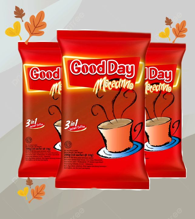 3 Renceng Kopi Good Day Mocacinno atau mocachino warna merah | Lazada ...