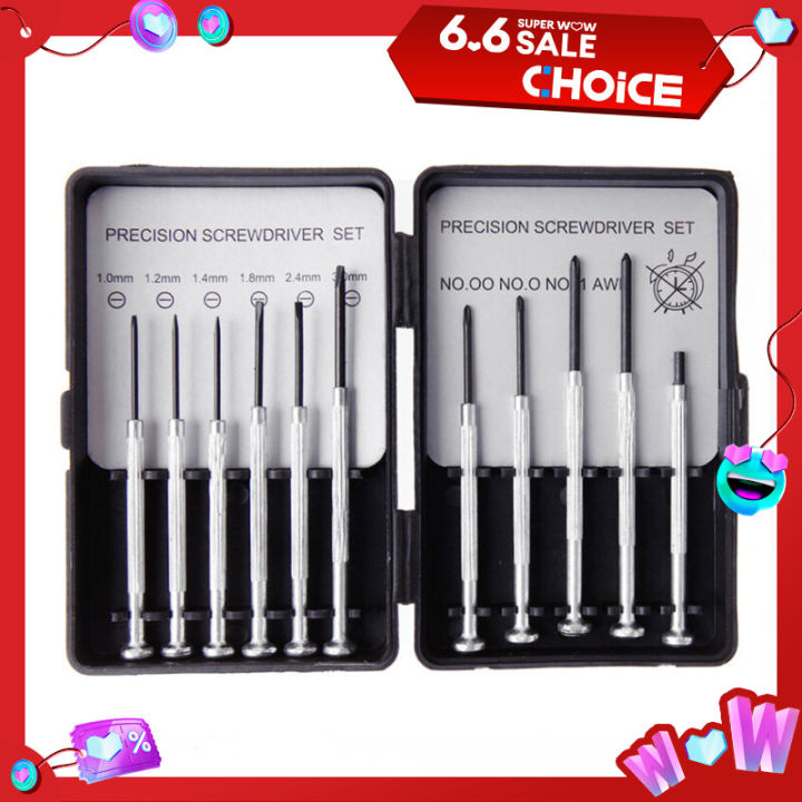 QUALITY 11Pcs/Set Micro Precision Screwdriver Set Mini Watchmakers ...