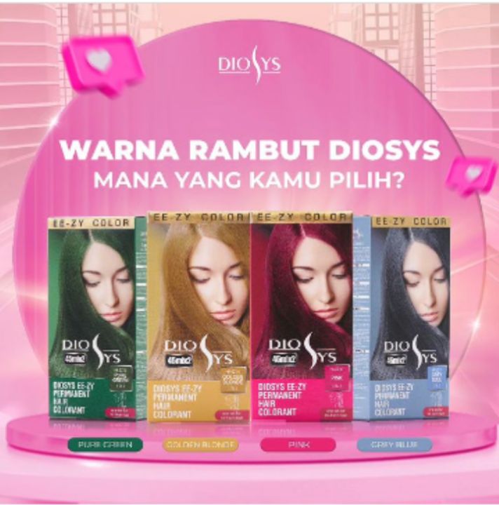 Diosys Hair Color Cat Rambut 45ml | Lazada Indonesia