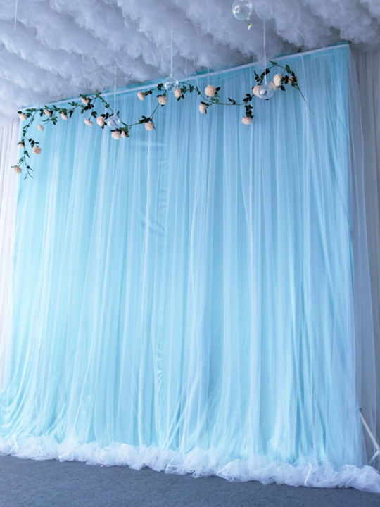 Wedding Background Sheer Stage Voile Decorative Band Background Fabric ...