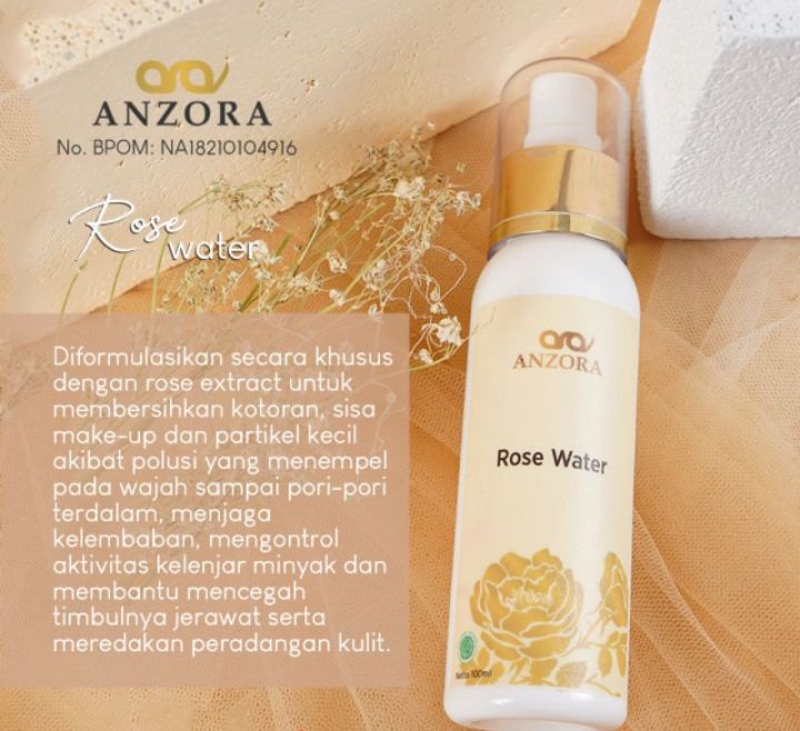 Rose Water(Air Mawar)by Anzora Kapan saja rose water digunakan? Ini dia ...