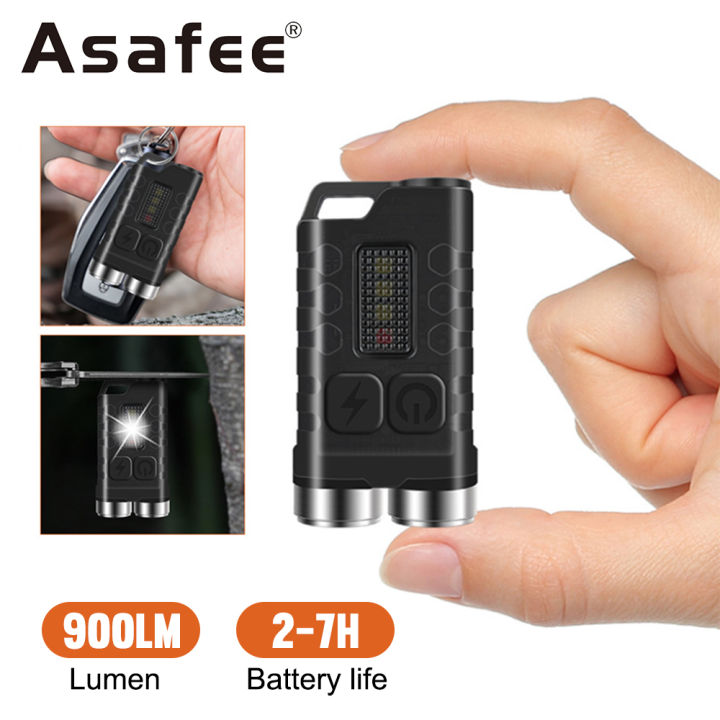 Asafee V3 Porable EDC Mini Double-Headed Small Flashlight 900LM IP65 ...