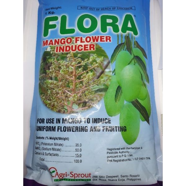 Flora Flower Inducer for Mangoes, onions, vegetables - 1kg | Lazada PH