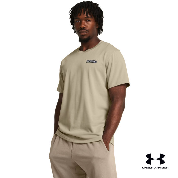 Under Armour Men's UA Heavyweight Armour Label Short Sleeve | Lazada