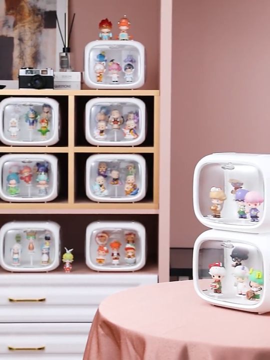 Space warehouse bubble Mart display box custom dustproof Tide play ...