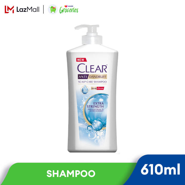 Clear Shampoo Extra Strength Anti-Dandruff 610ml | Lazada