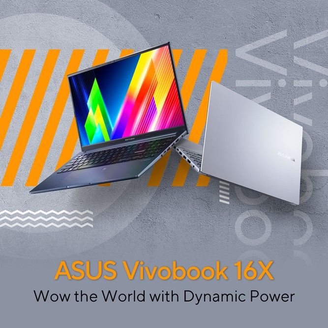 ASUS Vivobook 16X (M1603) 16-inch Thin and Light laptop (R5-5600H/ 8GB ...