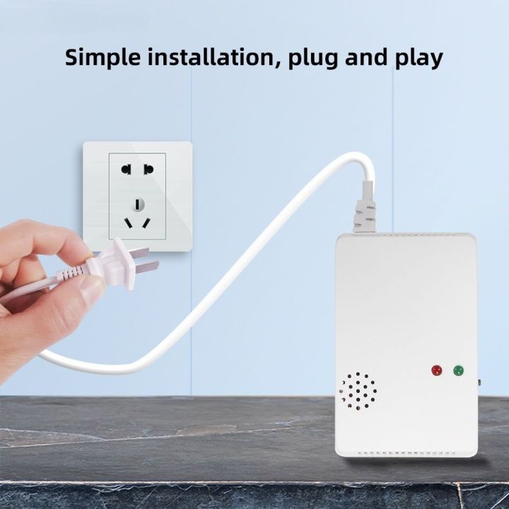 gas Alarm Natural Poisoning Gas Leak Detector Alarm Warning Sensor Home ...