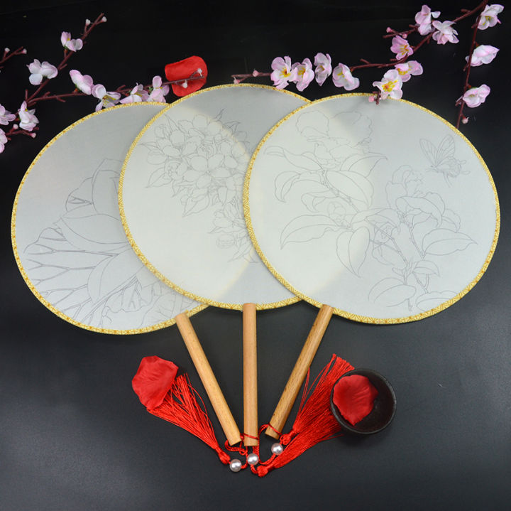 Mid-Autumn Festival Circular Fan DIY Material Package Claborate-Style ...