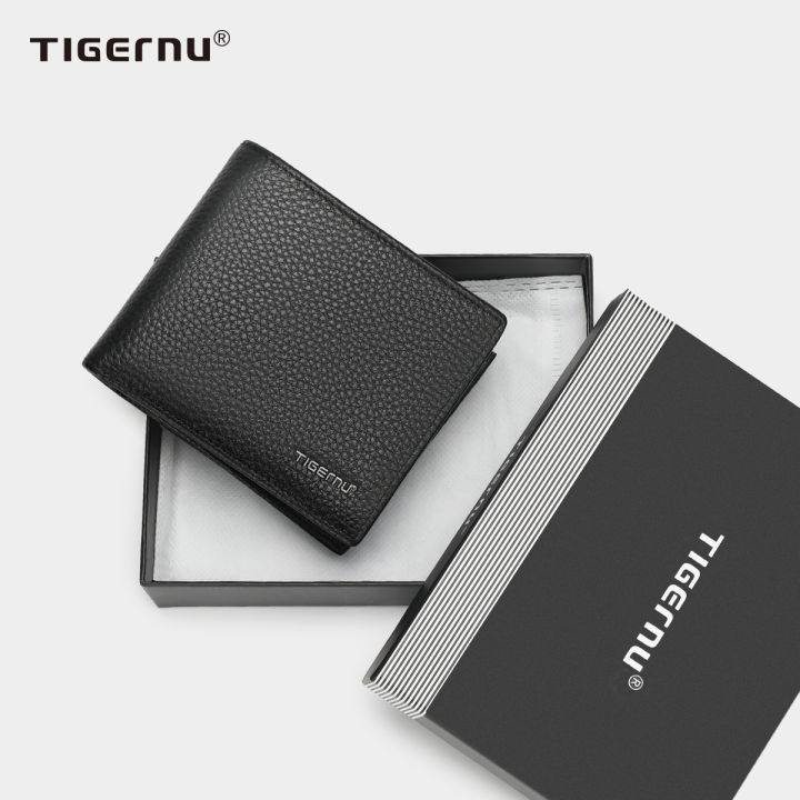 Tigernu Male Genuine Leather Wallets Men Luxury Mini Purse Men's Wallet ...