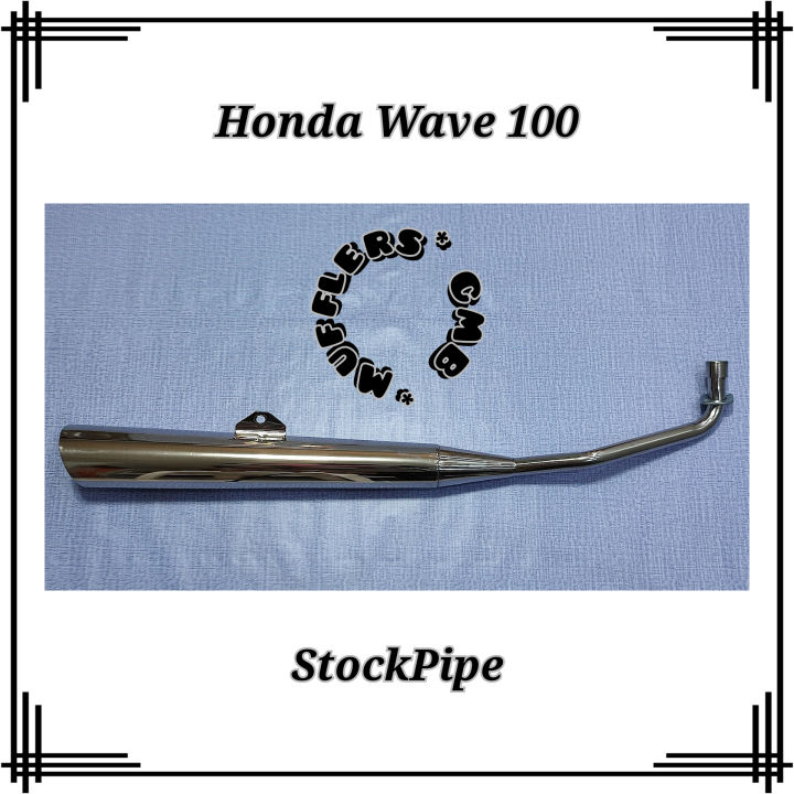 Honda Wave 100 - StockPipe - Stainless - Muffler | Lazada