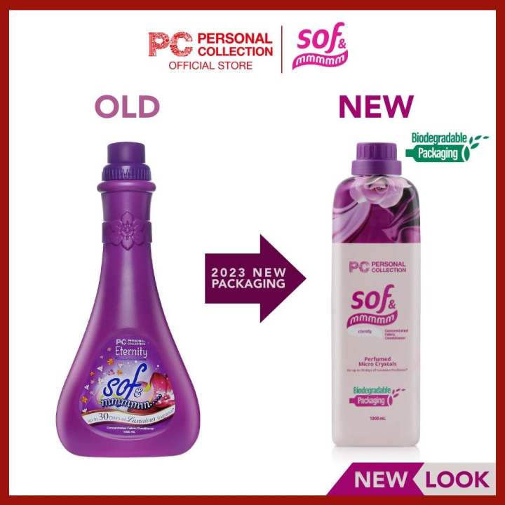 SOF & MMMMM Concentrated Fabric Conditioner Eternity 1000ml | Lazada PH