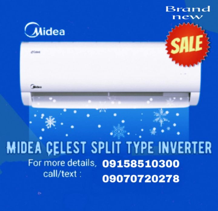 MIDE'A 1.0hp Celest Inverter Split Type Airconditioner | Lazada PH