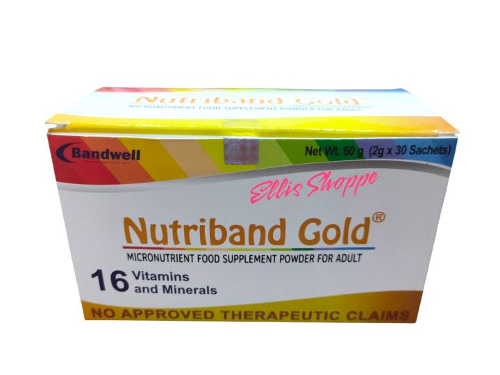 NUTRIBAND GOLD Micronutrient Food Supplement Powder for Adult 30 ...