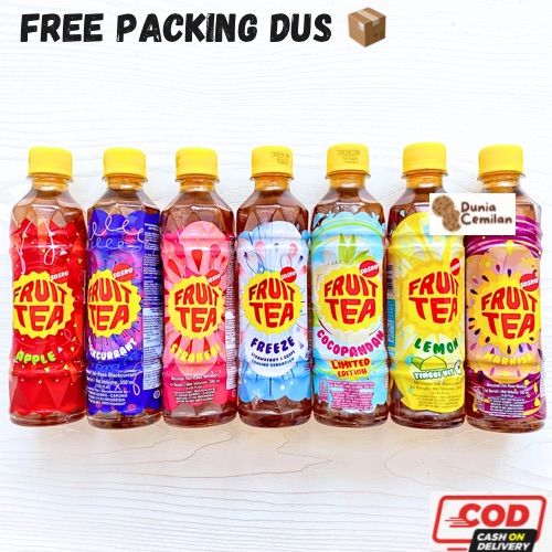[TERMURAH!!] Fruit Tea 350ml Botol Kecil - Minuman Teh Buah Fruittea ...