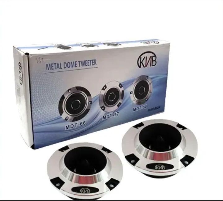 KNB Heavy Duty Bullet Tweeter MDT-77 w/ free capacitor KNB Heavy Duty Bullet Tweeter MDT-77 w ...