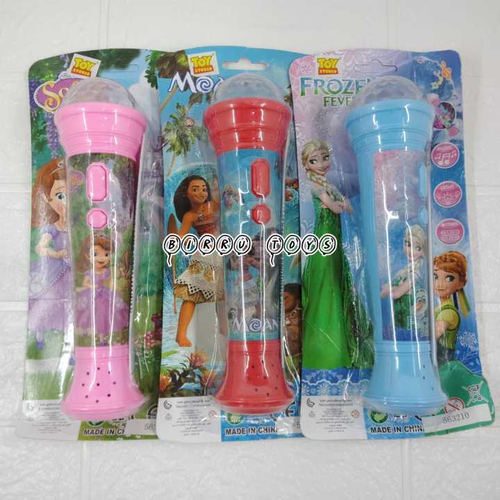 Mainan Mic Anak Pakai Baterai - Ada Music - Menyala | Music Microphone ...