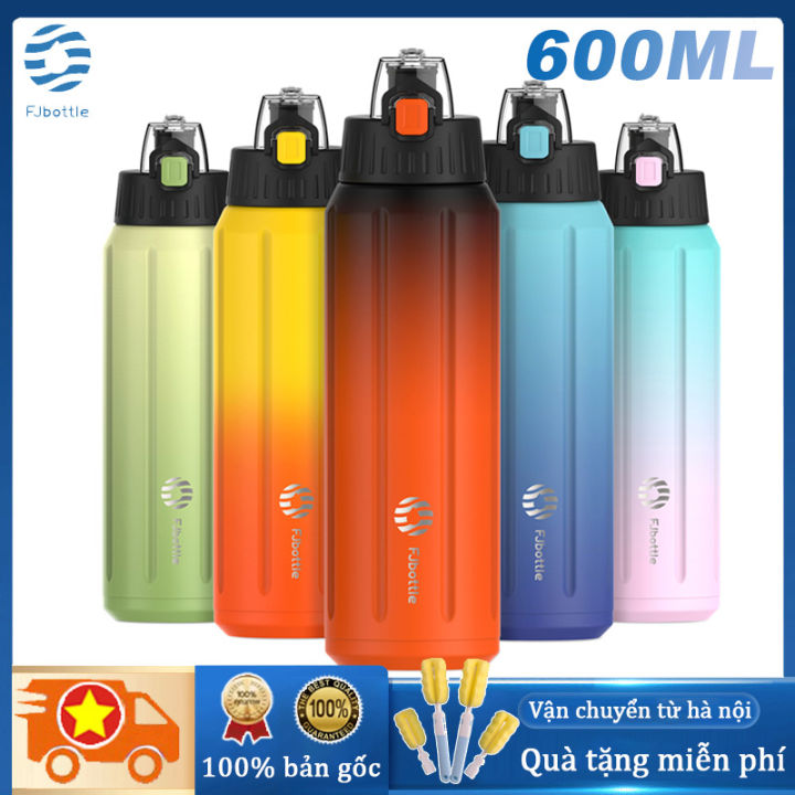 [COD]FJbottle Bình Giữ Nhiệt 600Ml(21Oz) Bình Giữ Nhiệt Inox 316 Giữ Nóng Hoặc Lạnh Tốt 24Hours ...
