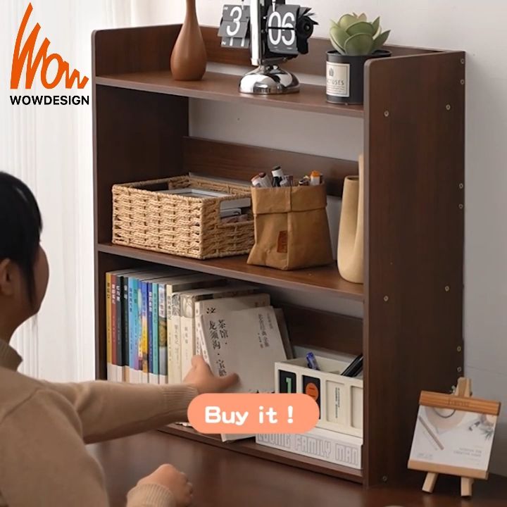 Desk Organizer Book Shelf Rack Bookshelf Table Rack Desktop Rack Book ...