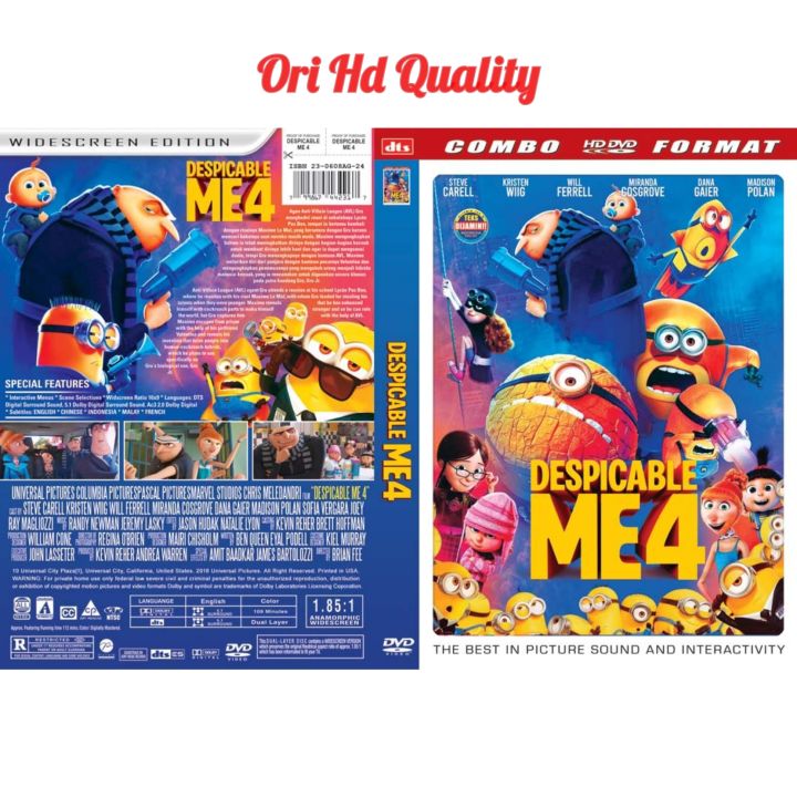 Dvd Film Despicable Me 4 (2024) | Lazada Indonesia