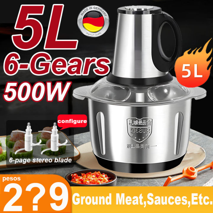 Meat Grinder Stainless Steel Food Processor Meat Slicer And Cutter Heavy Duty Japan Meat Grinder ...