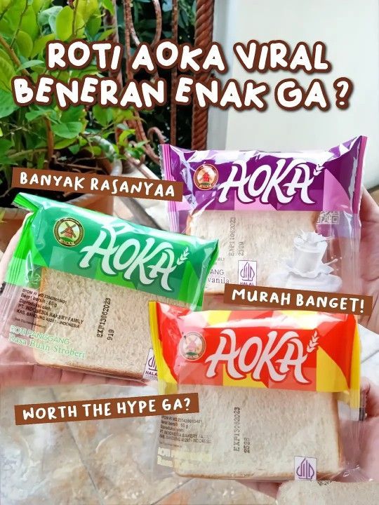 Aoka Roti panggang Berperisa Buah 65g | Lazada